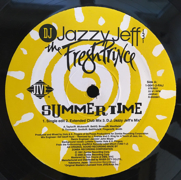 DJ Jazzy Jeff & The Fresh Prince - Summertime (12"", Single) – mion.records