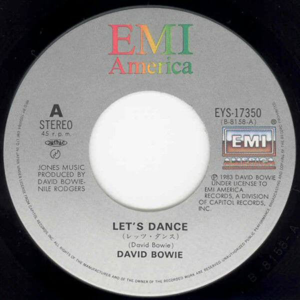 David Bowie - Let's Dance (7"", Single) – mion.records